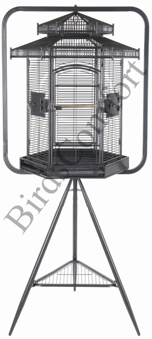 HQ Hexagonal Aviary 27x27 - by BirdsComfort.com
